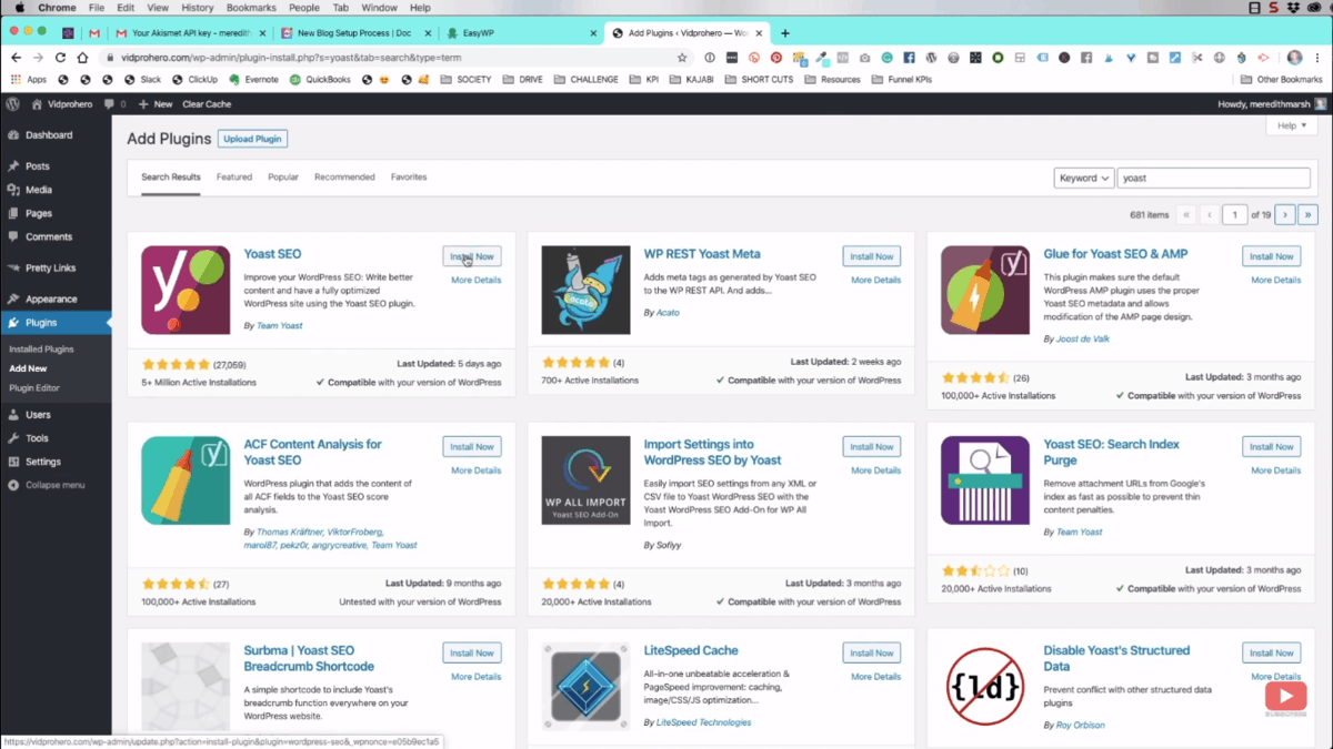 Step-by-Step WordPress Blog Setup 2021 – Meredith Marsh