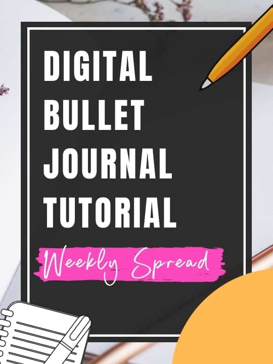 Digital Bullet Journal Tutorial - Weekly Spread – Meredith Marsh