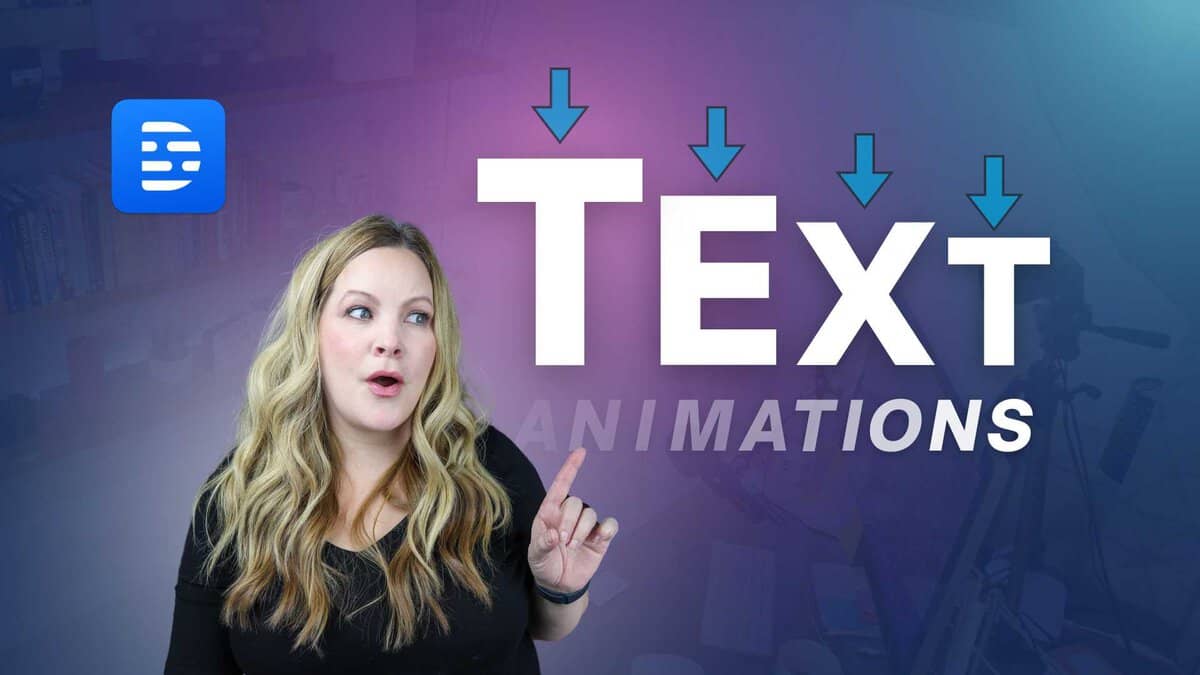 EASY Text Animations in Descript – Meredith Marsh