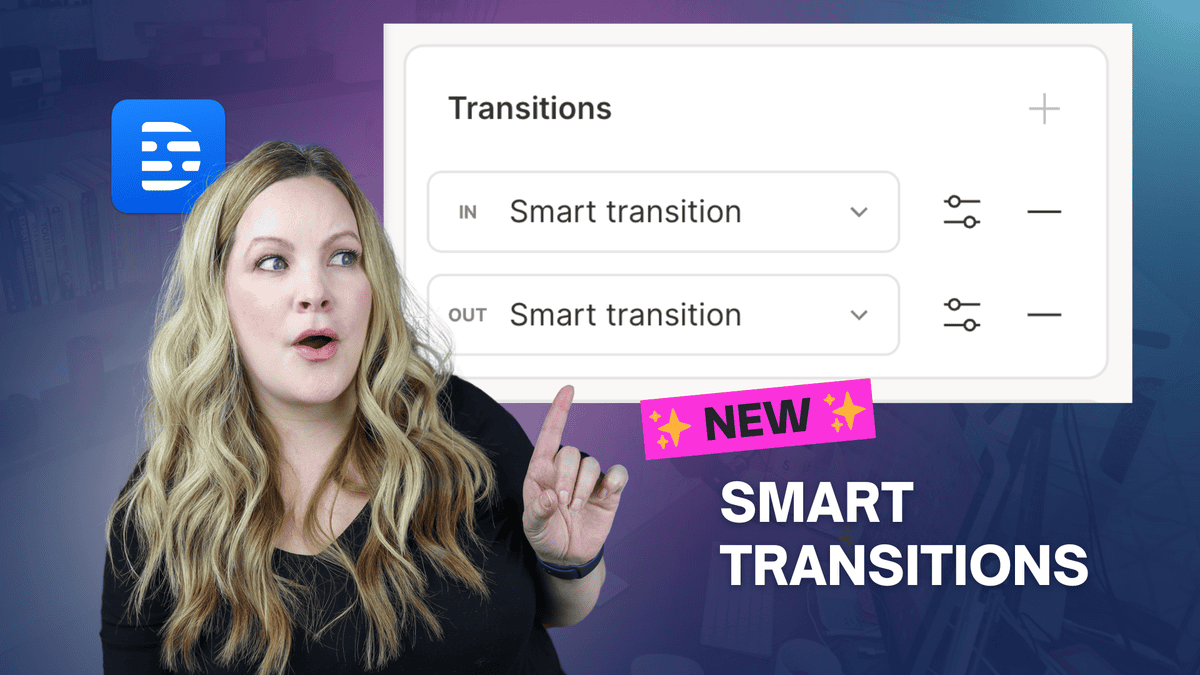 NEW SMART Transitions in Descript – Meredith Marsh